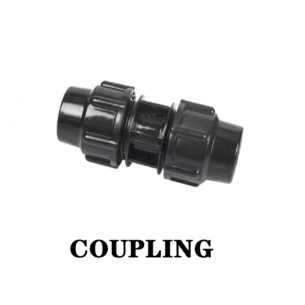 Heavy-Duty Standard PE Compression Fittings for pe and pvc pipes 1/2" 3/4" 1" elbow tee coupling ...