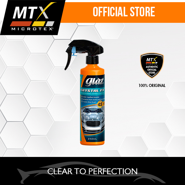 Microtex Glaz Crystal FX 250ml (Hydrophobic Spray Coating, MTX Car Care ...