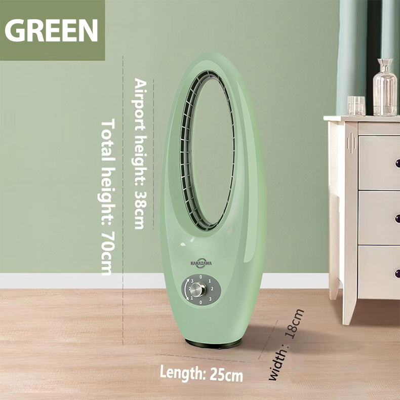 【KANAZAWA】Bladeless fan 2022 Summer New Tower fan Shaking head Silent ...