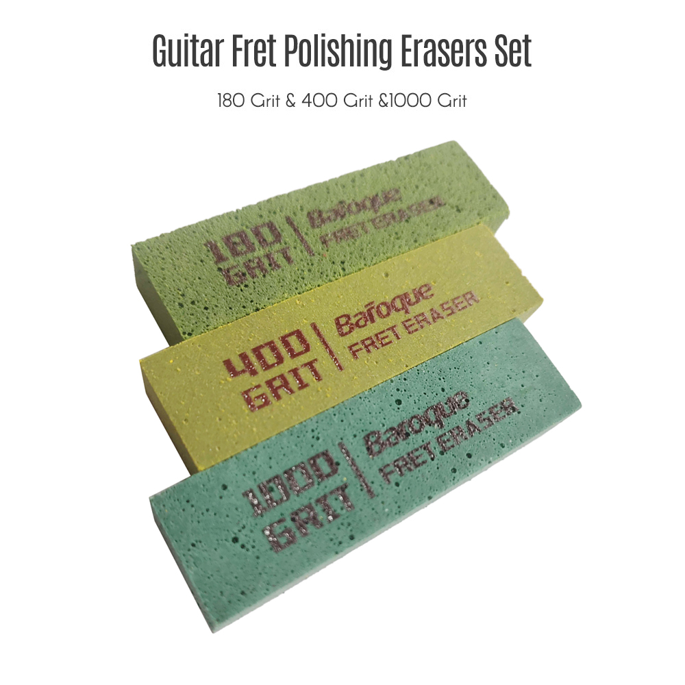 [okoogee]Guitar Fret Polishing Erasers Abraisive Rubber blocks for ...