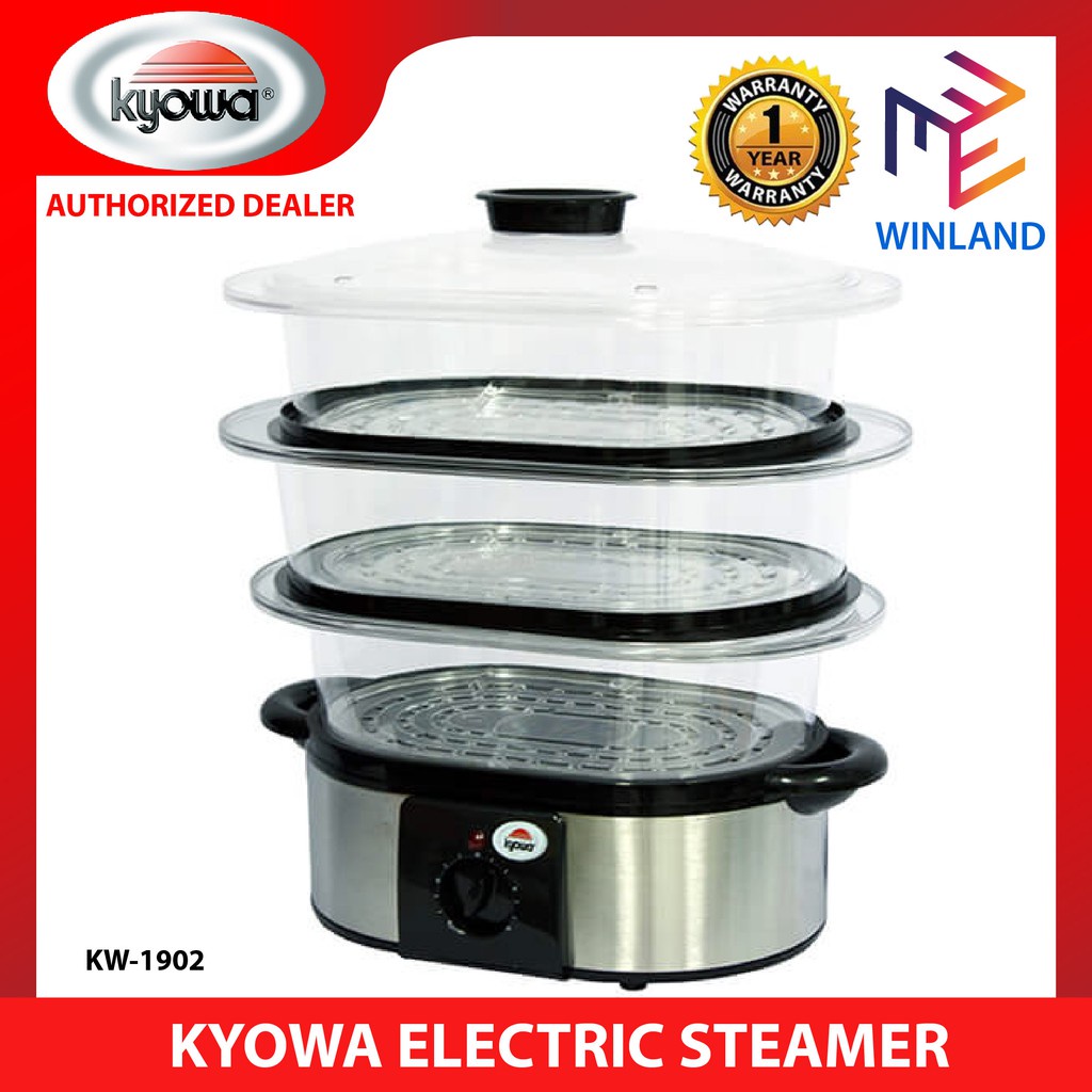 KYOWA by Winland Electric Food Steamer for Steam,Cook,Re-Heat KW-1902 ...