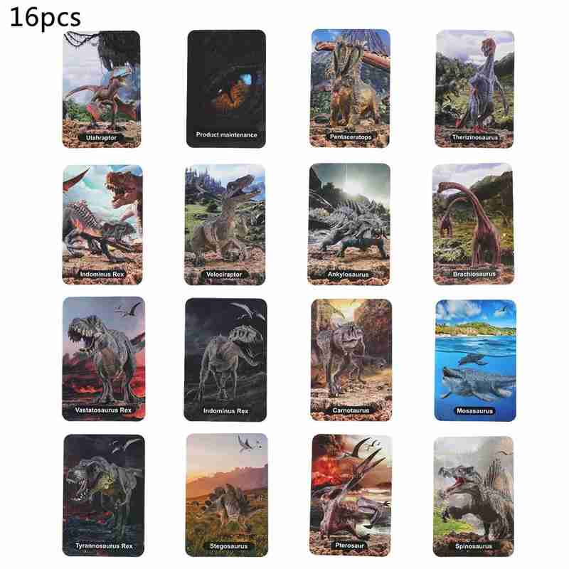 Simulation Dinosaur Jurassic Toy Set Tyrannosaurus Model Card Dinosaur ...