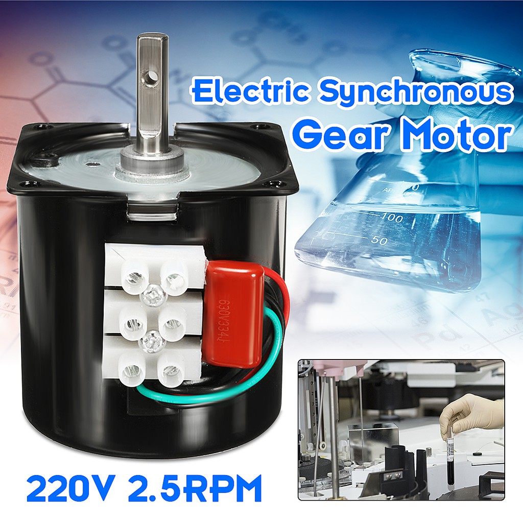 60KTYZ PMSM Permanent Magnet Synchronous Motor 14W Low Speed Gear Motor ...