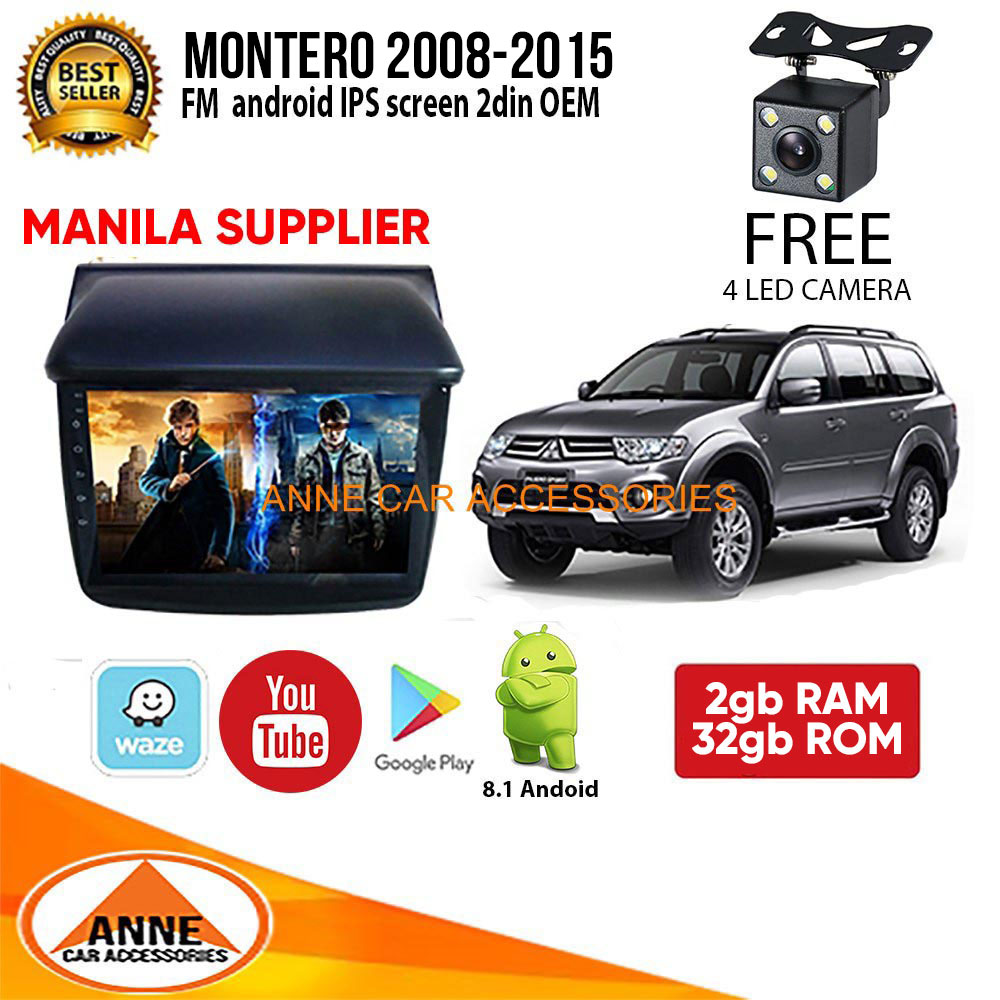 Mitsubishi Montero 2008-2015 Year Model Car 2 DIN 2Din Android OEM GPS ...