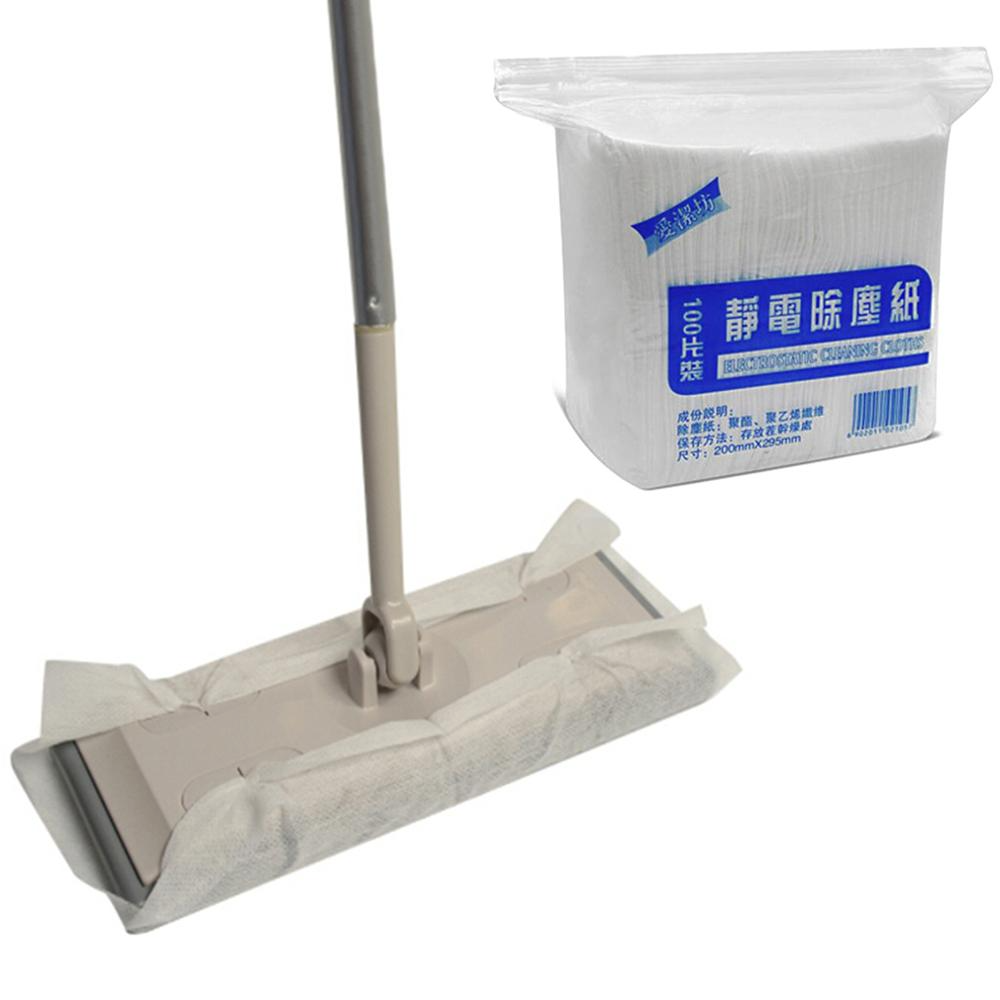 Mop Paper001- 100pcs/Pack Disposable Electrostatic Dust Removal Mop ...