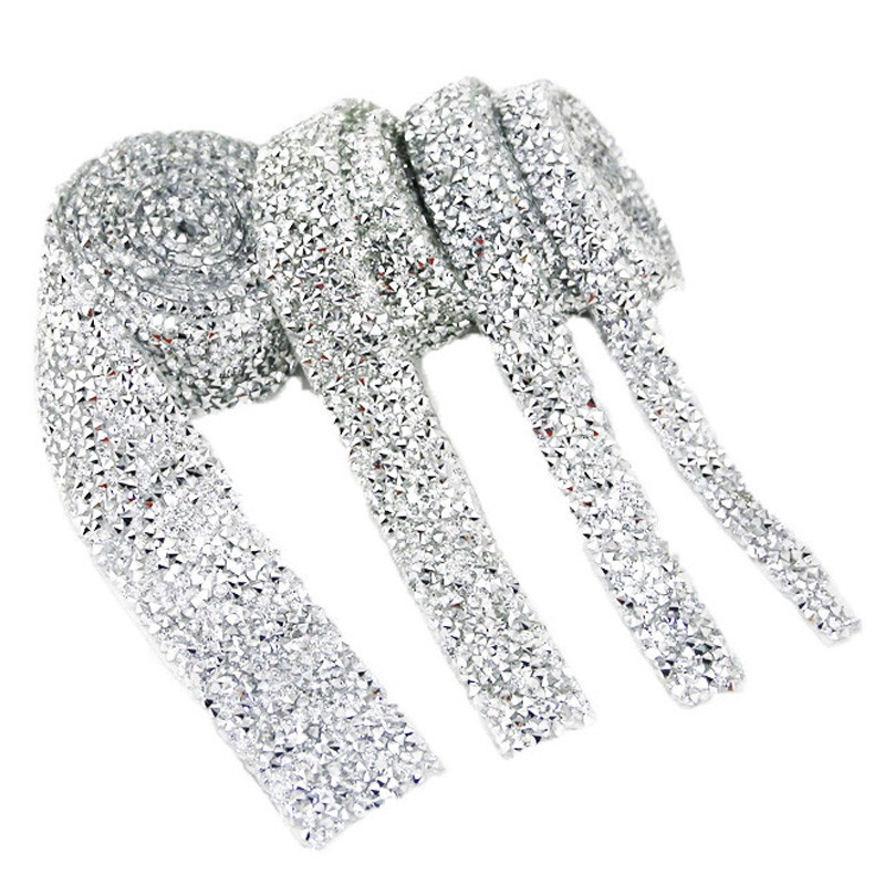 (1 Yard) Sewing Trim Crystal Motif Strass Hot Fix Tape Applicator ...