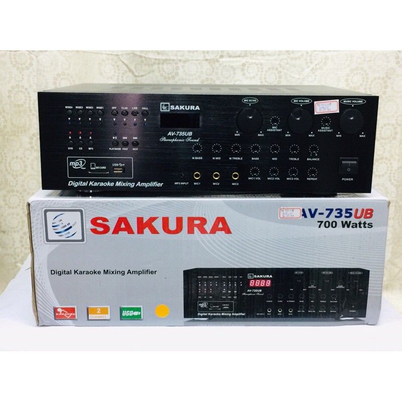 SAKURA AV-735 UB AMPLIFIER | Lazada PH