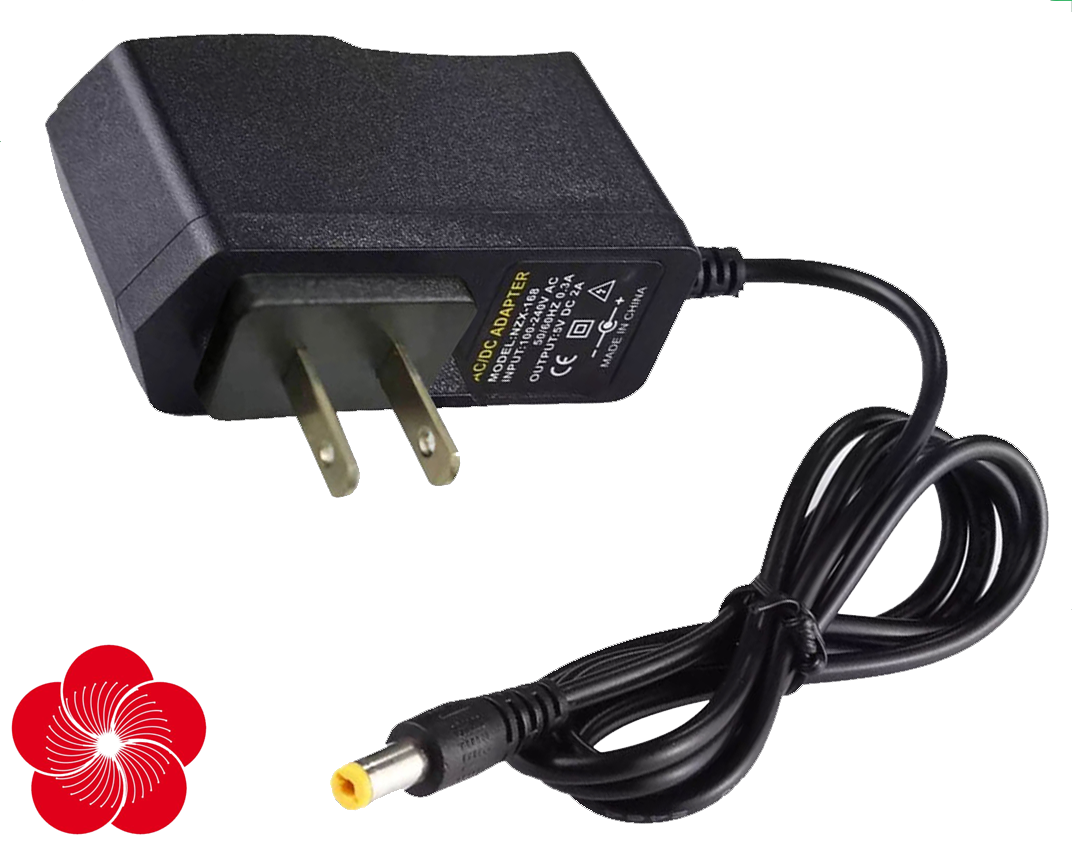 Adapter charger 5v, 2A, 5.5x2.5mm ac dc universal for cctv router modem ...