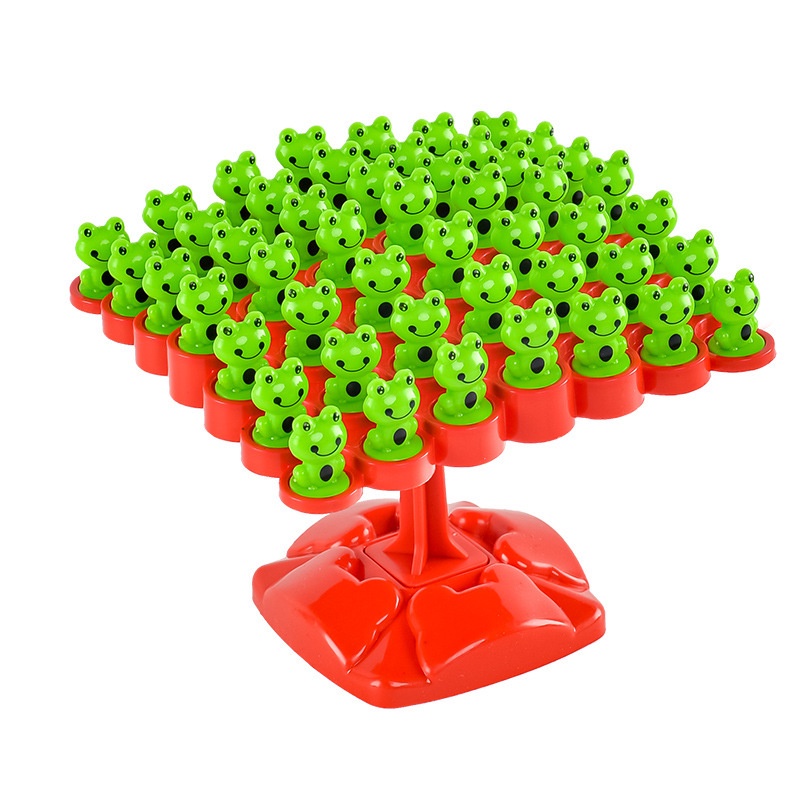 Frog balance tree focus balance training toys Children's Jenga two ...