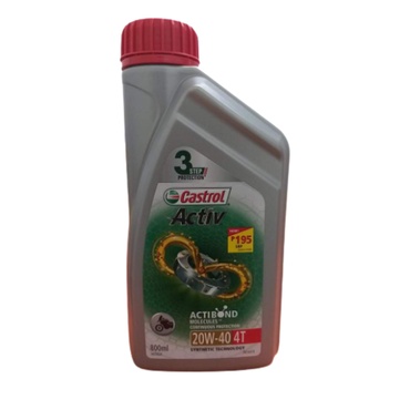 CASTROL ACTIVE / Castrol Activ 4T 20W-40 Petrol Engine Oil for Bikes ...