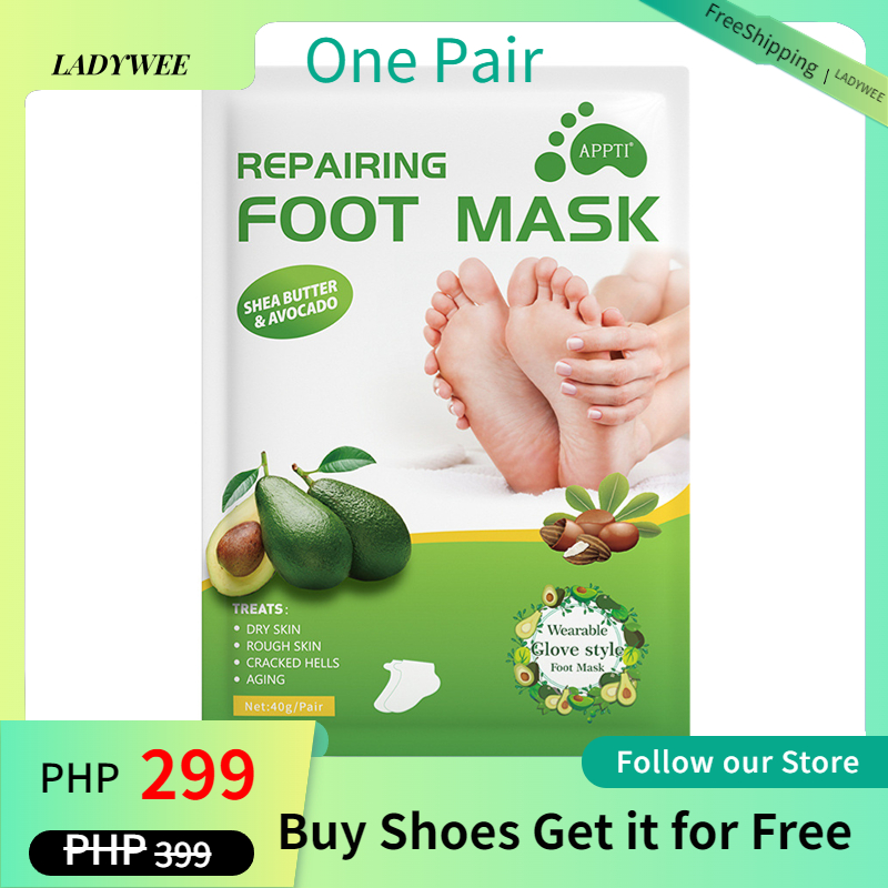 LADYWEE Special Offer Avocado Reparing Foot Mask （1pair） | Lazada PH