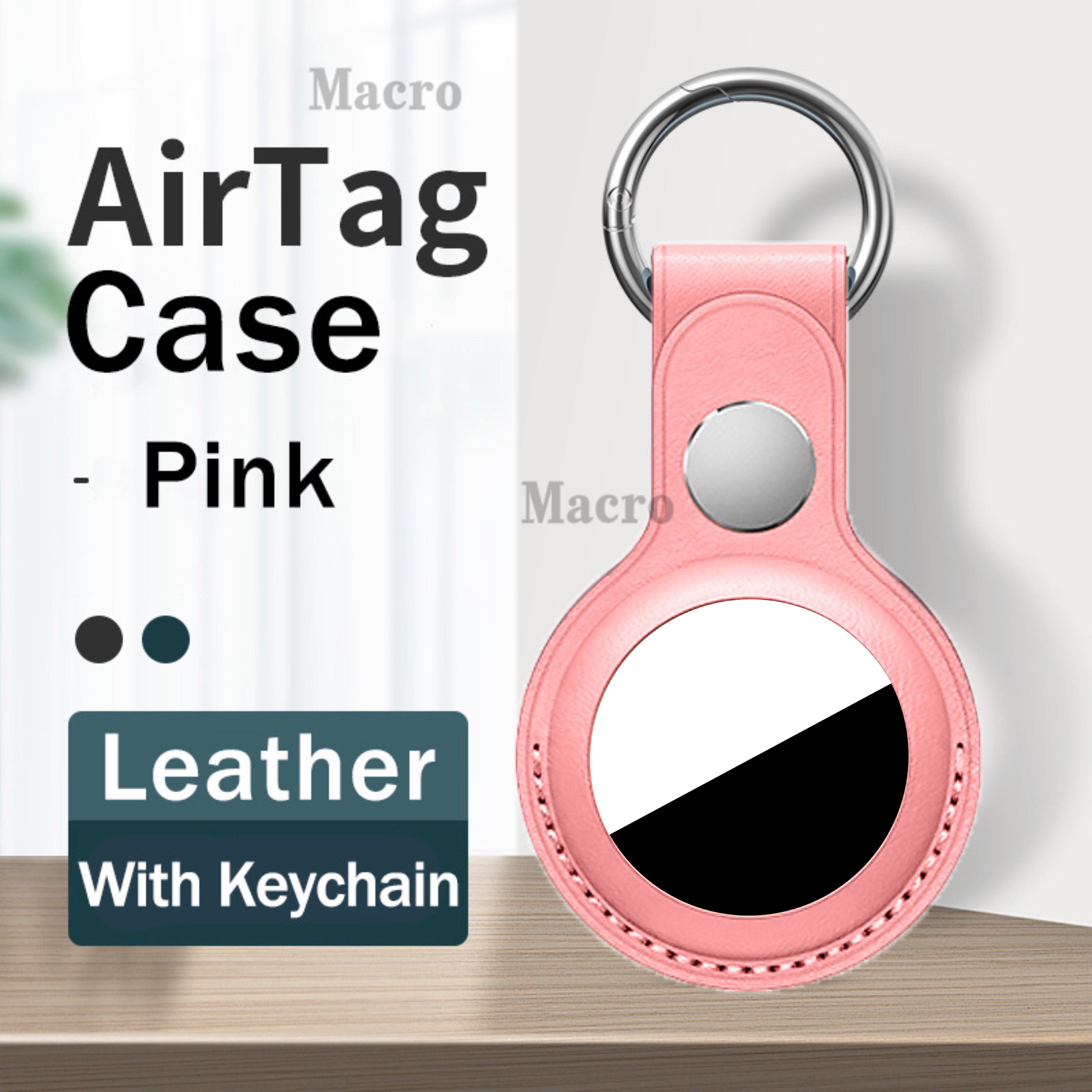 Leather Case For Apple AirTag Apple Locator Tracker Air Tag With ...