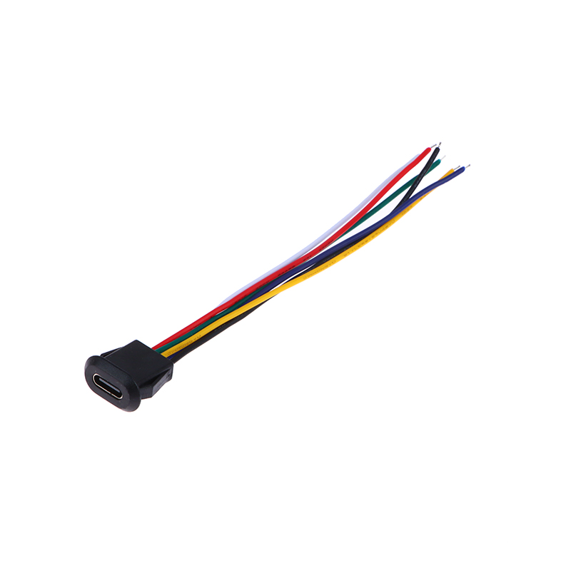 chaju1797160 6 Pin Press Type USB Connector Type-C Waterproof With PH 2 ...