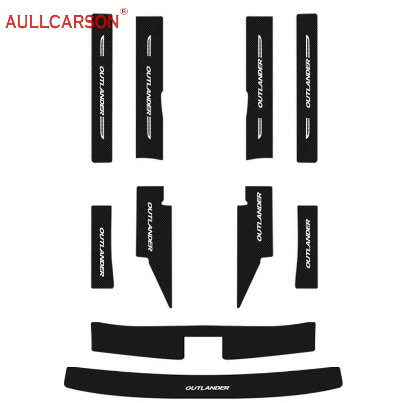 For Mitsubishi Outlander 2023 2024 Car Door Sill Leather Stickers ...