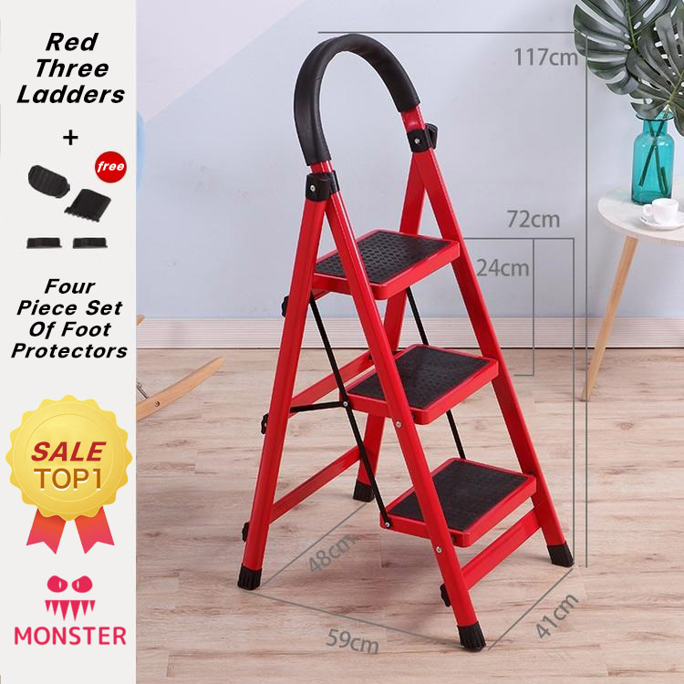 Ladder | Folding Ladder on Sale 999 Easy Storage 4 Step Ladder Stairs ...
