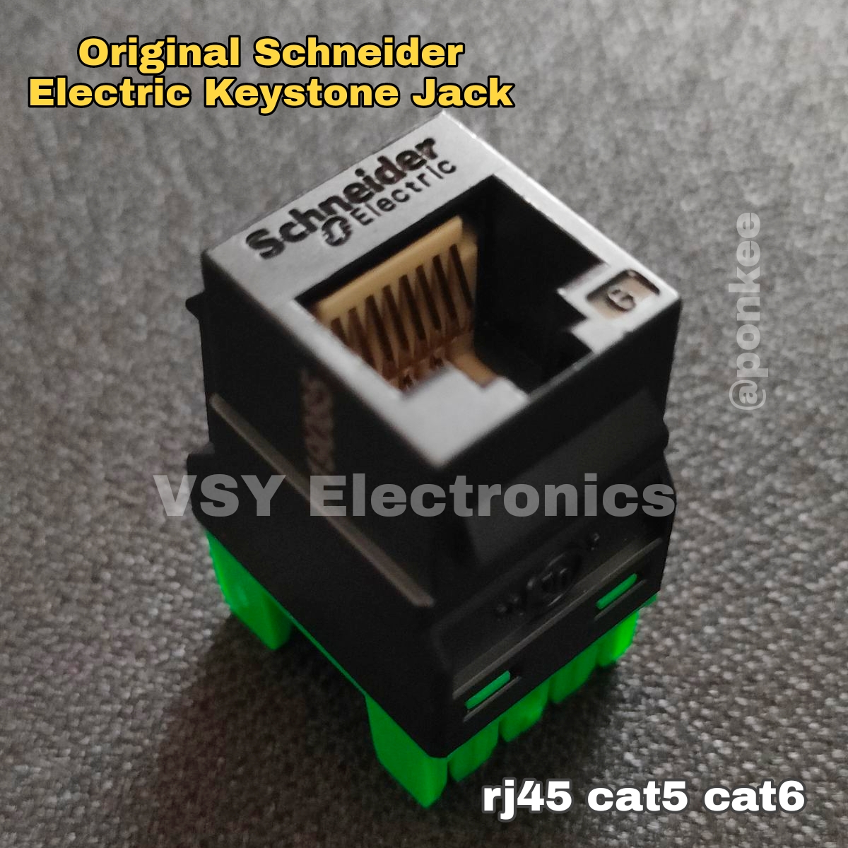 Original Schneider Electric Keystone Jack rj45 cat5 cat6 High Quality ...