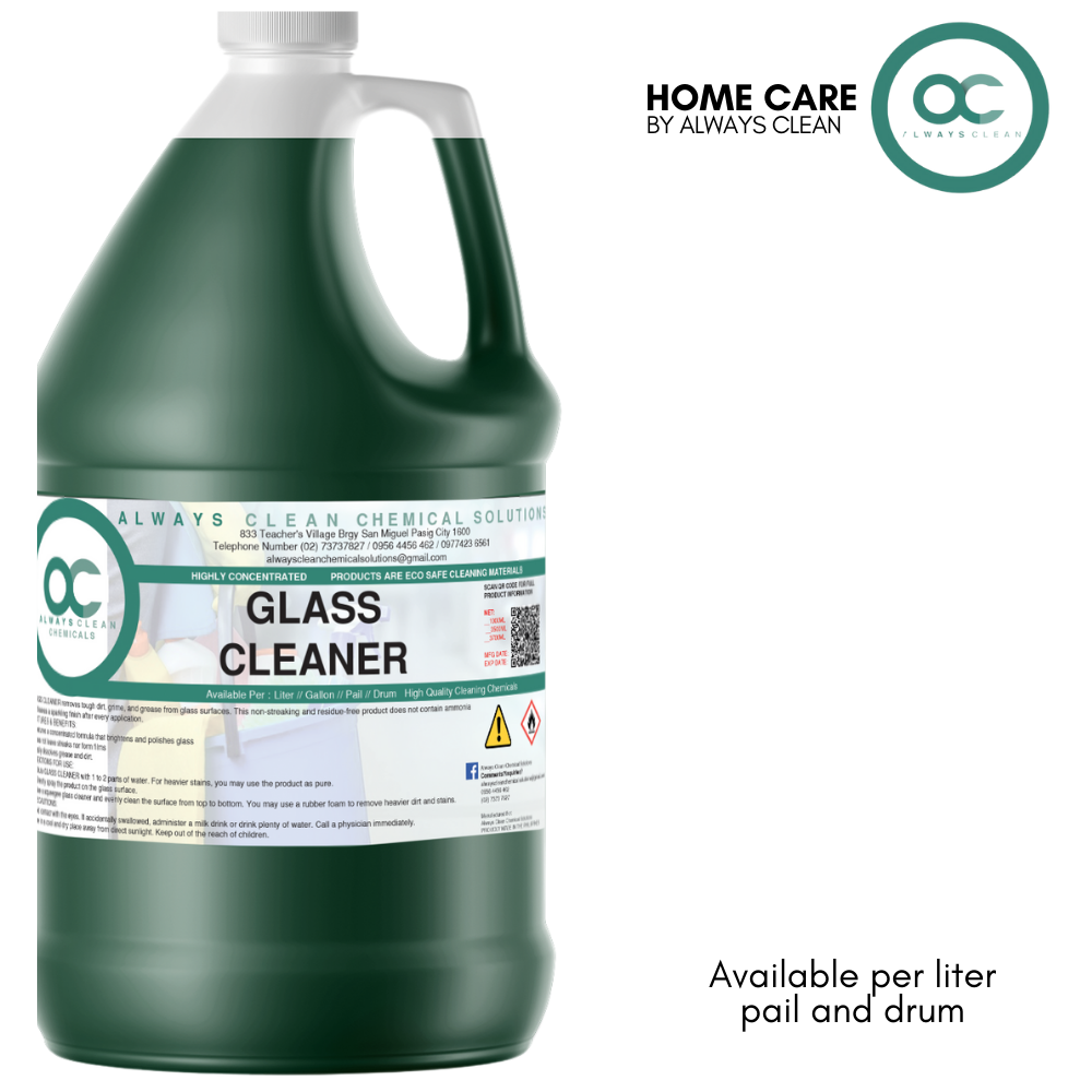 GLASS CLEANER 1 GALLON BY ALWAYS CLEAN | Lazada PH