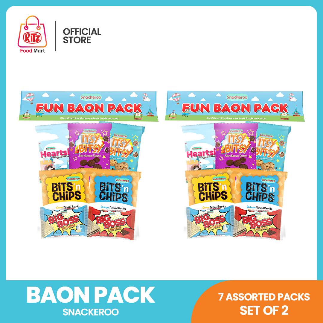 Snackeroo Fun Baon Pack - Set of 2 | Lazada PH