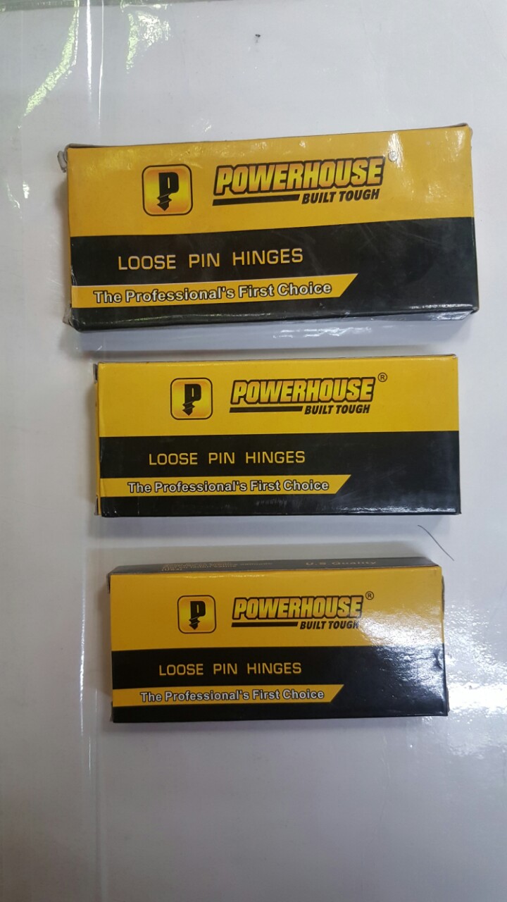 Powerhouse Loose Pin Hinges Brass Box Pack 4 inch | Lazada PH