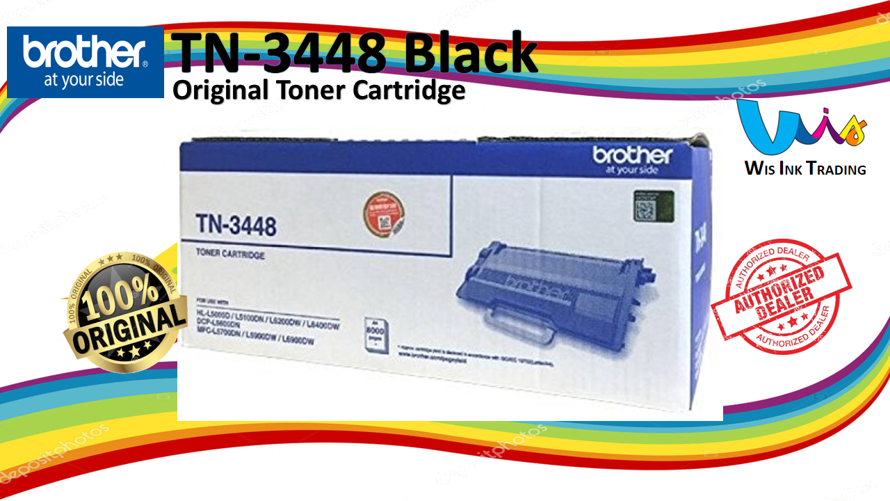 Brother TN-3448 Black Original Toner Cartridge | Lazada PH
