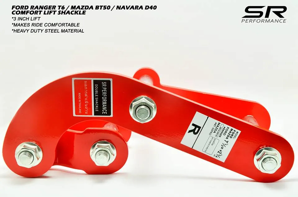 Comfort Lift Kit Shackle 2.5 inch lift for Ranger T6 SR Made in ...