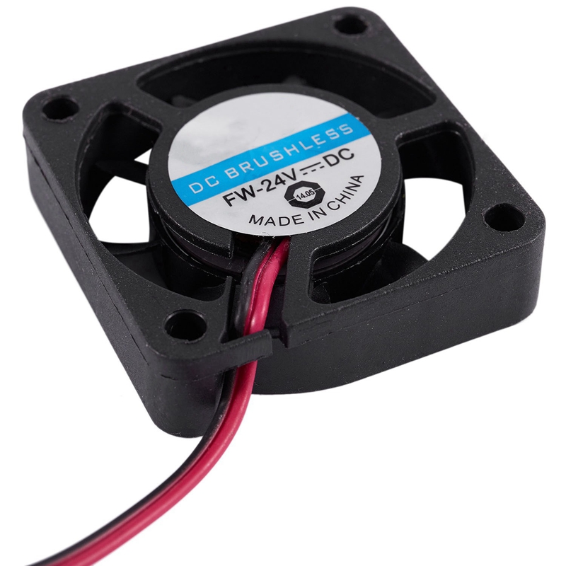 2Pcs 40mm x 40mm x 10mm DC 24V 0.10A 2Pin 5000RPM 4.85CFM Chipset ...