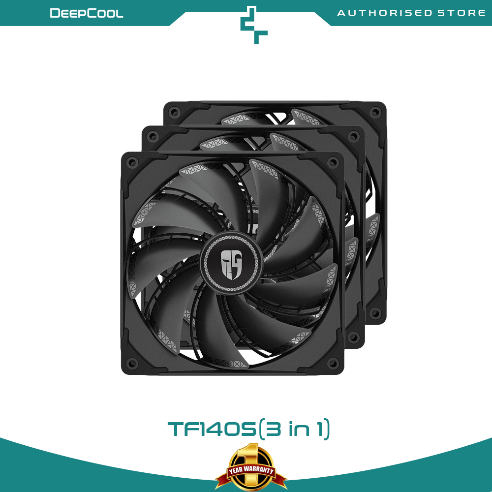 DEEPCOOL TF140S (3 in 1) The Beast-Unleashing Radiator Fan (DP-GS-H14B ...