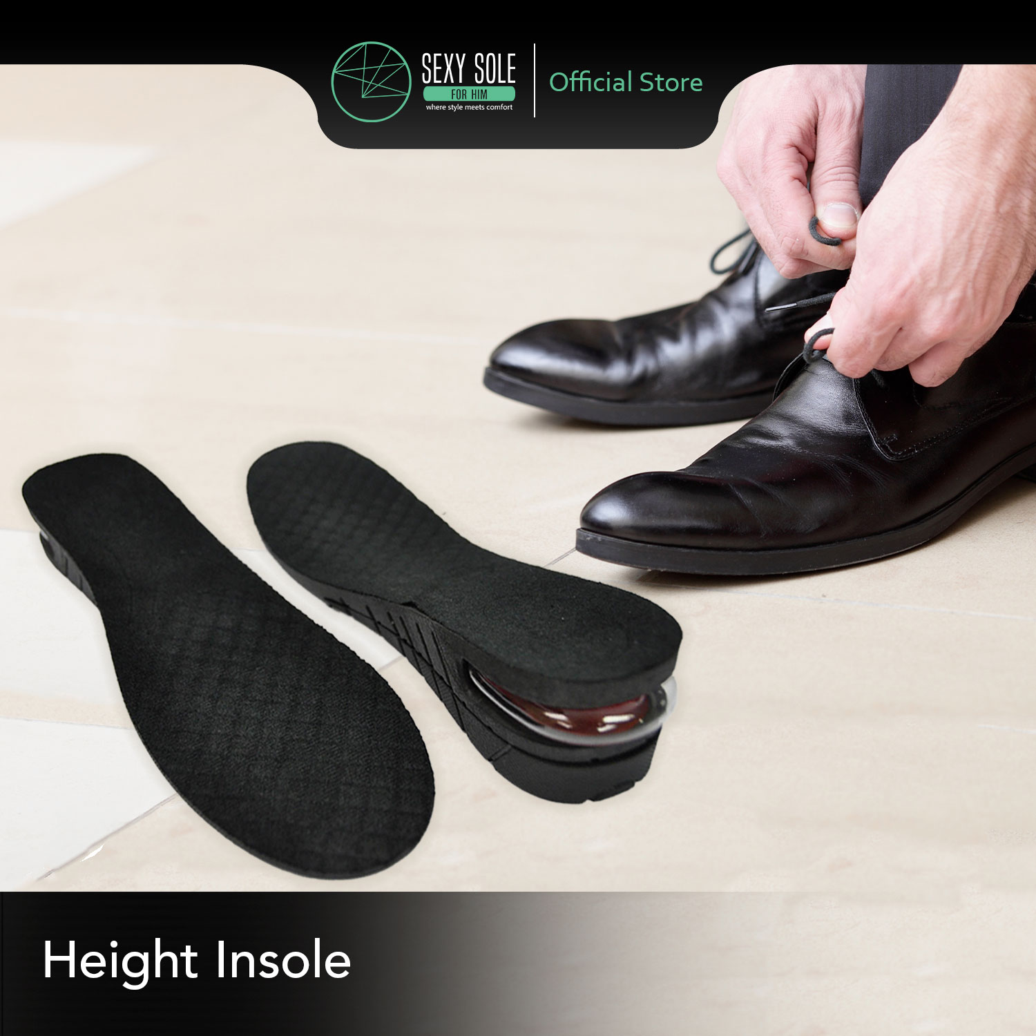 The Sexy Sole Height Insole Invisible Height Increase Heightening Insole Height Lift Insole ...