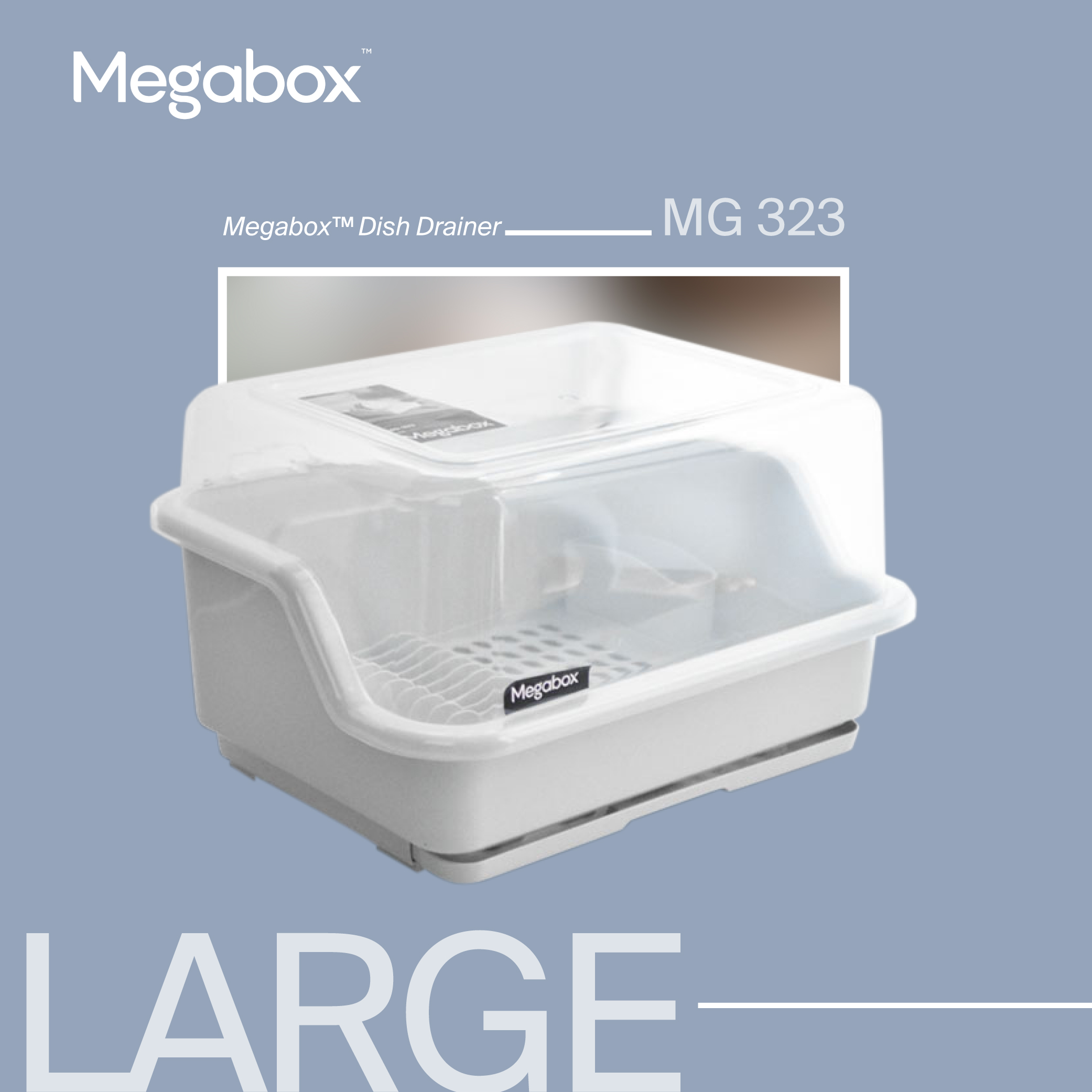 Megabox MG 323 Large Dish Drainer | Lazada PH