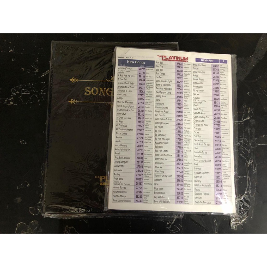 Platinum KS-5 KS-10 KBOX2 SONGBOOK ONLY | Lazada PH