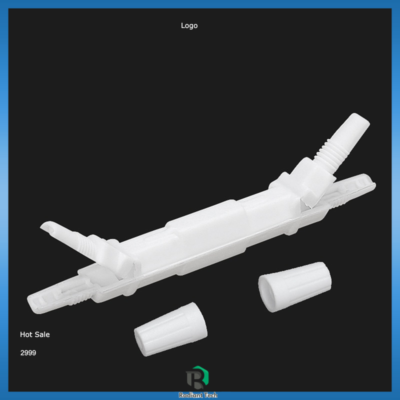 10 pcs Round Fiber Optical Protection Box Drop Cable Protection Box for ...