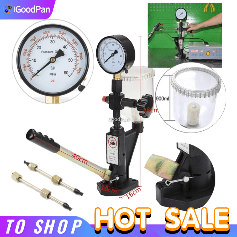60Mpa Nozzle Pop-Pressure Fuel Injector Calibrator Fuel Pressure ...
