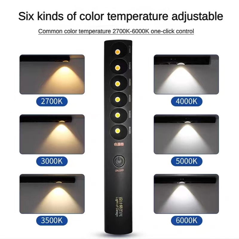 Designer Color Temperature Rod Portable lamp Color Temperature ...