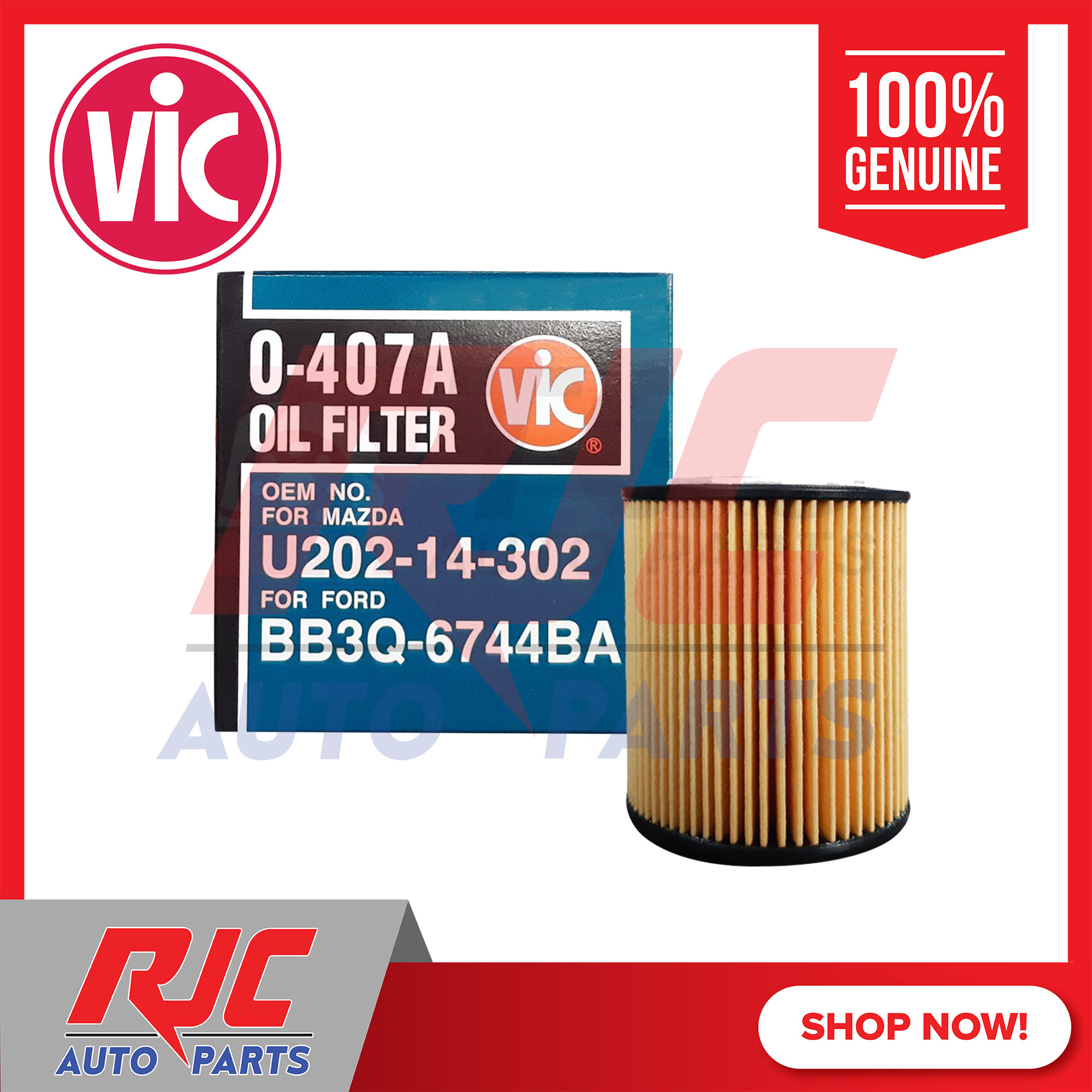 Vic Oil Filter O-407A For Ford Ranger/Everest | Lazada PH
