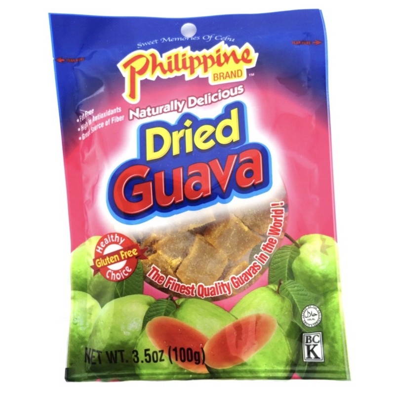 5packs Philippine brand dried guava/naturally delicious/in 100 grams ...