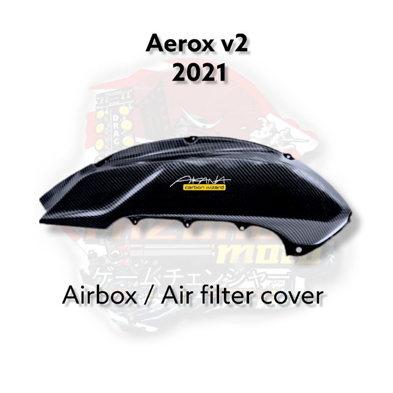 ⊿NEW Aerox v2 carbon set Crank case , airbox , radiator cover , heat ...