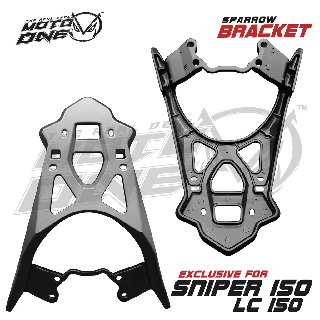 MOTO ONE SPARROW TOP BOX BRACKET FOR SNIPER 150 LC150 (4 HOLES) | Lazada PH