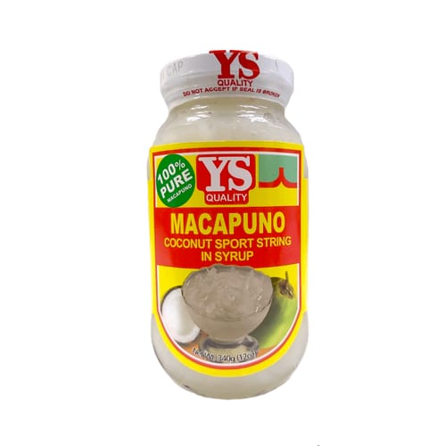 YS Quality Pure Macapuno Coconut Sport String in Syrup (340g) | Lazada PH