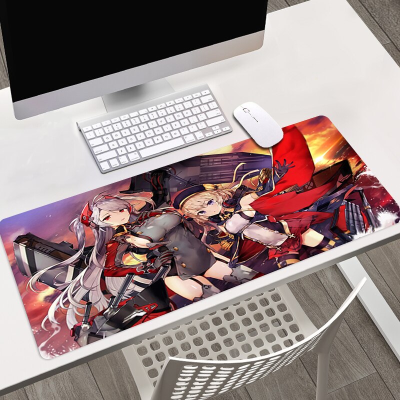 Gaming Mouse Pad Azur Lane Pad on the Table Mousepad Company Mause ...