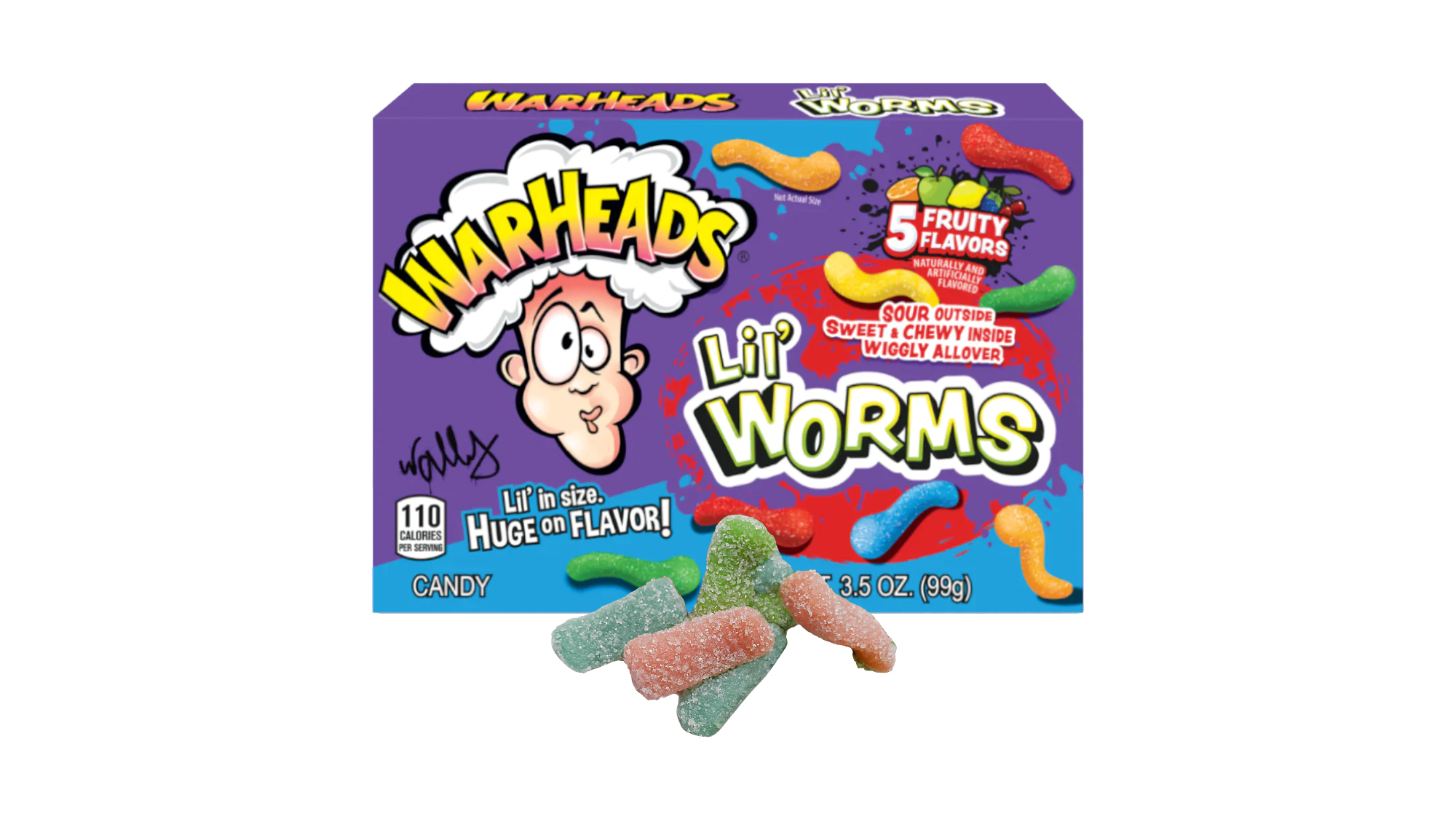Warheads Lil Worms 3.5oz/99g | Lazada PH
