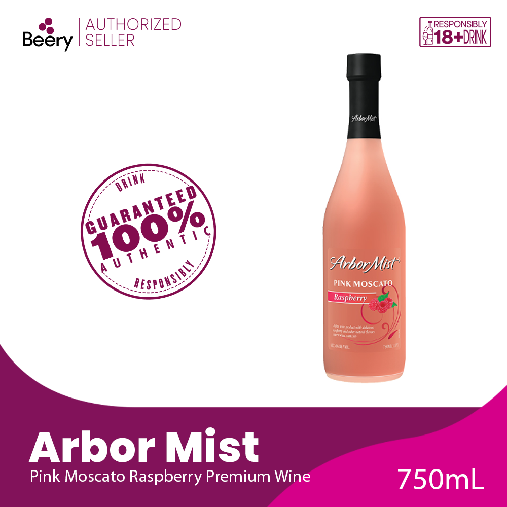 Arbor Mist Raspberry Pink Moscato 750ml | Lazada PH