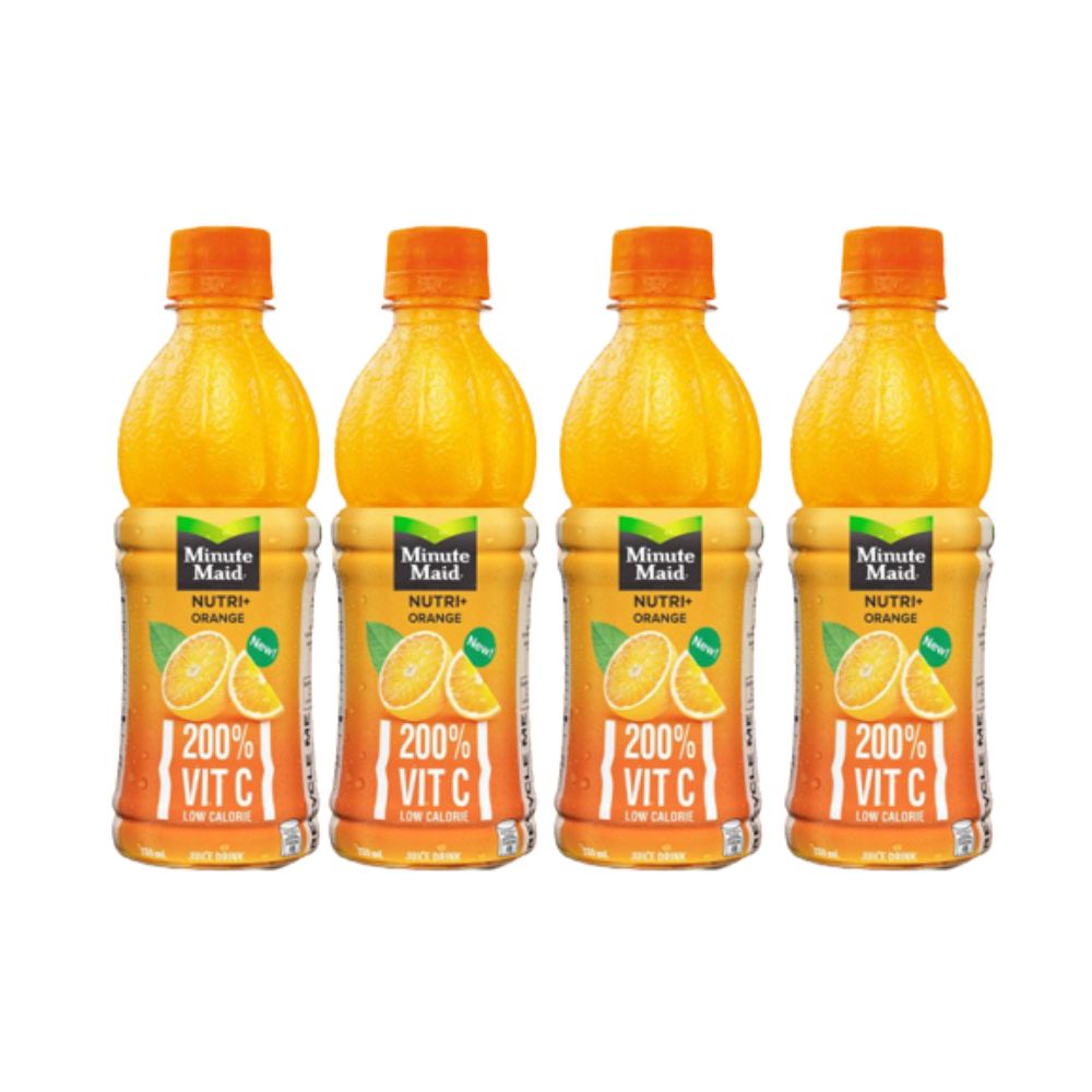 Minute Maid Nutri+ Orange 330ml - Pack of 4 | Lazada PH