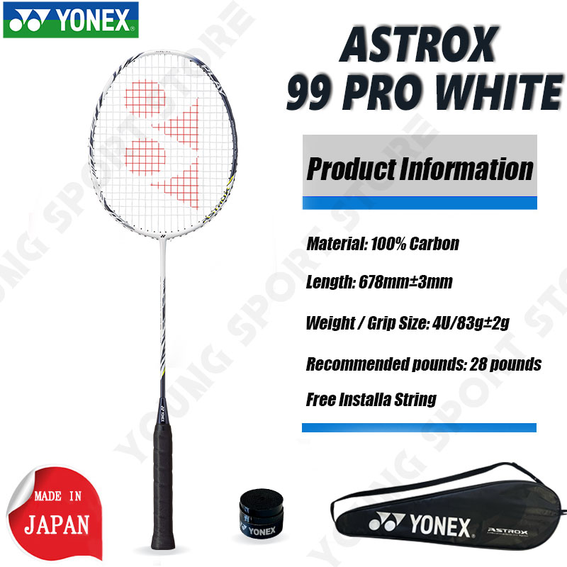 YONEX NEW ASTROX 88D PRO Badminton Racket Full Carbon Single 4U 30Lbs ...
