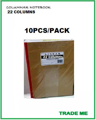LINEAR COLUMNAR NOTEBOOK 22 COLUMNS -PACK OF 10 | Lazada PH
