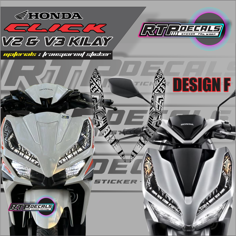 Honda Click Winker Transparent Sticker Tint V2 & V3 | Lazada PH