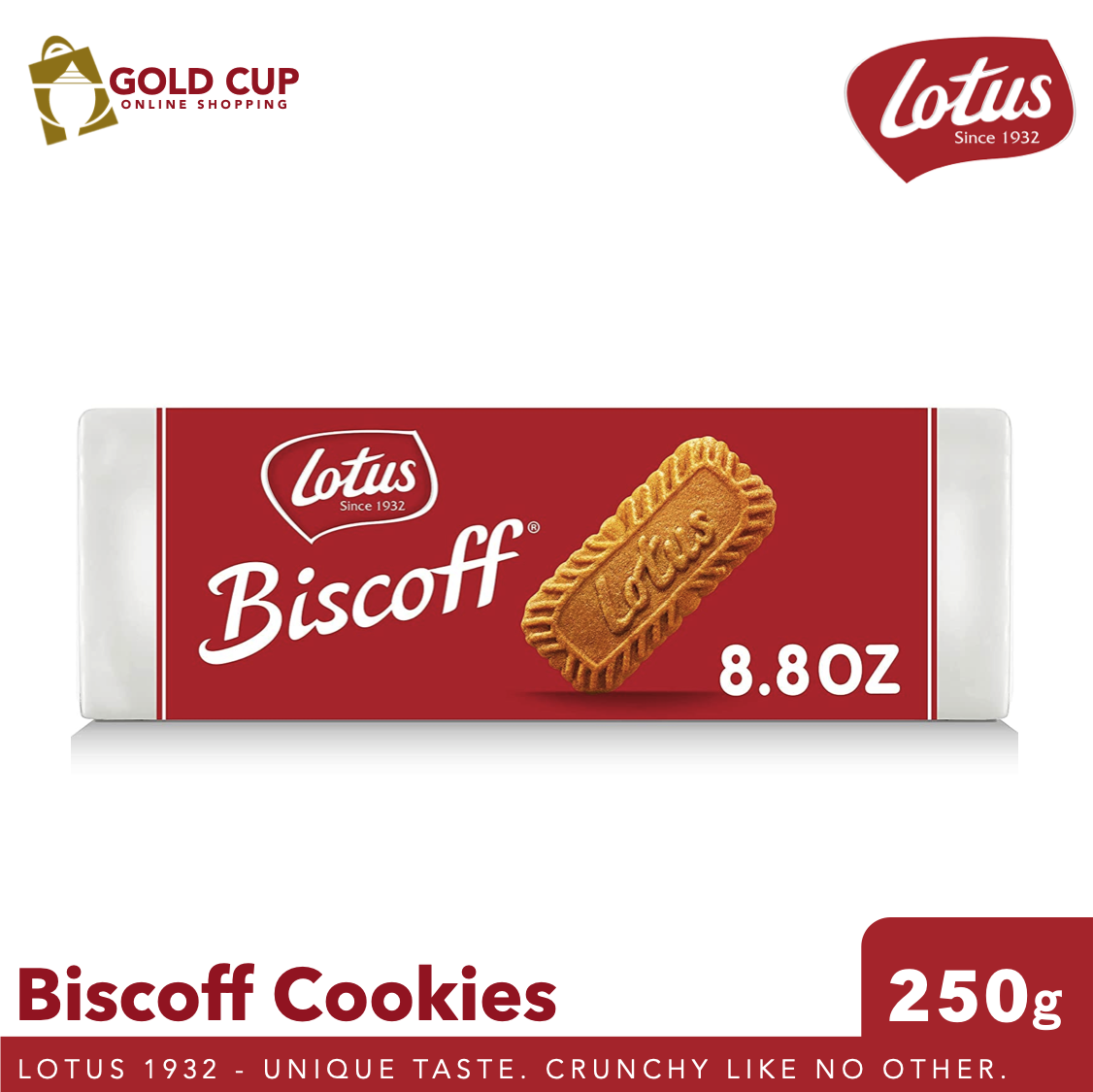 Lotus Biscoff Cookies 250g | Lazada PH