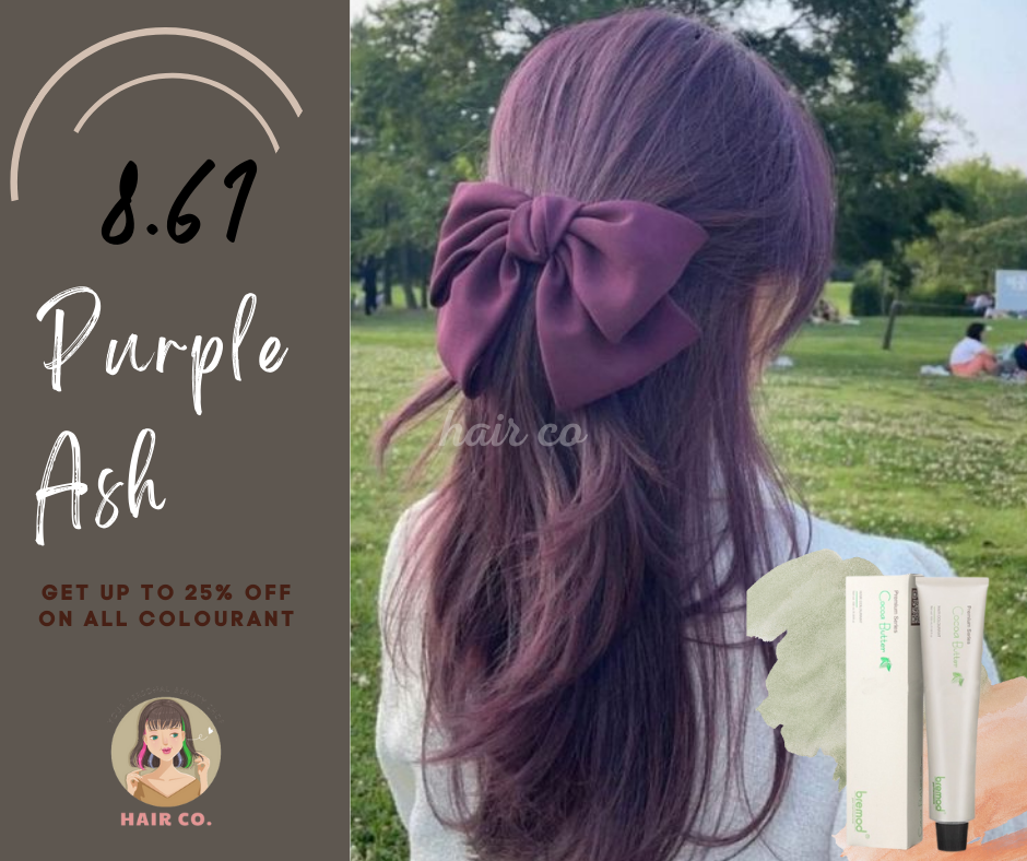 8.61 Purple Ash Hair Color (Bremod Premium) 100ml | Lazada PH