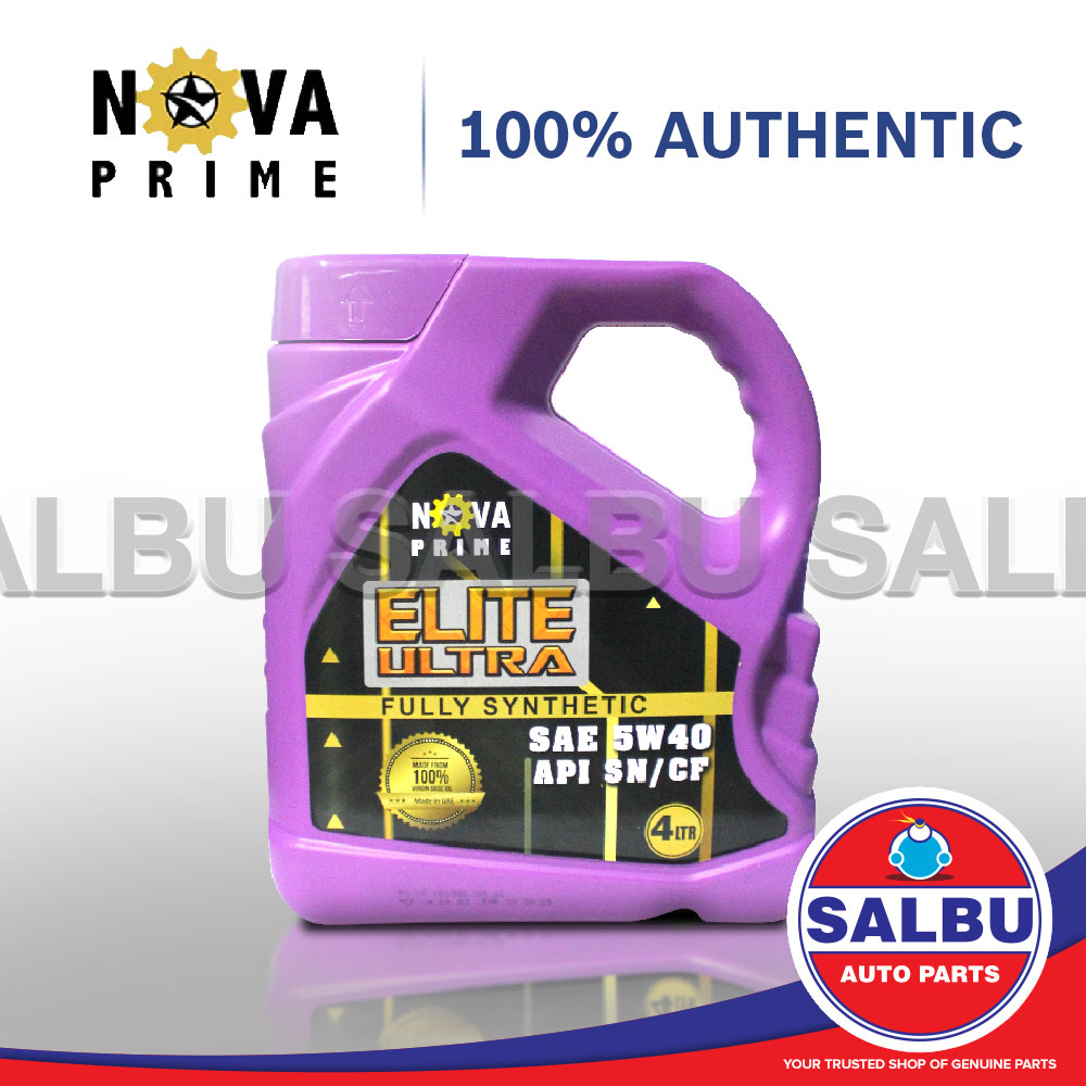 NOVA PRIME Motor Oil ELITE ULTRA Fully Synthetic SAE 5W40 API SN/ CF ...
