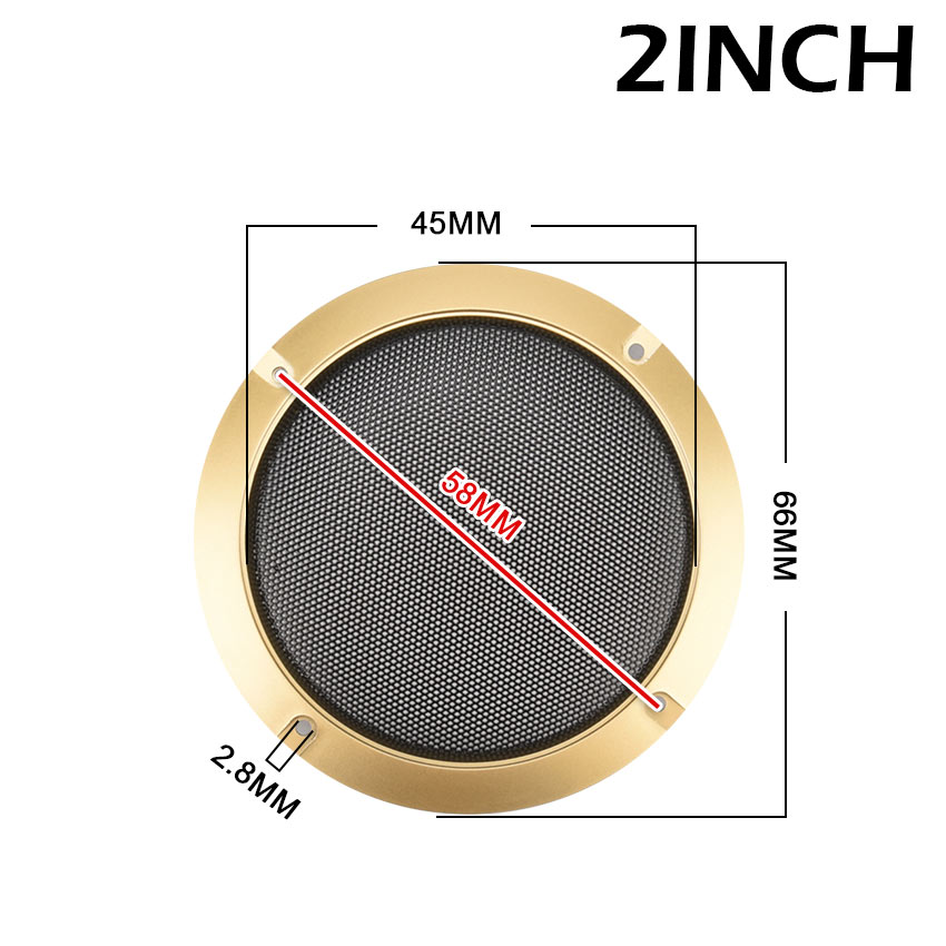 【Local Warehouse】2/4/6.5/8/10 Inch Speaker Net Cover High-grade Mesh Enclosure Speakers Plastic ...