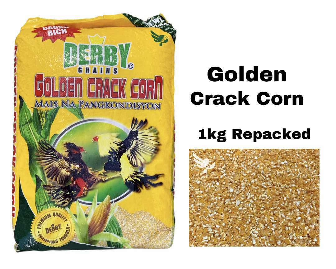 Derby Grains Golden Crack Corn 1KG REPACKED - Conditioning - Feeds For ...